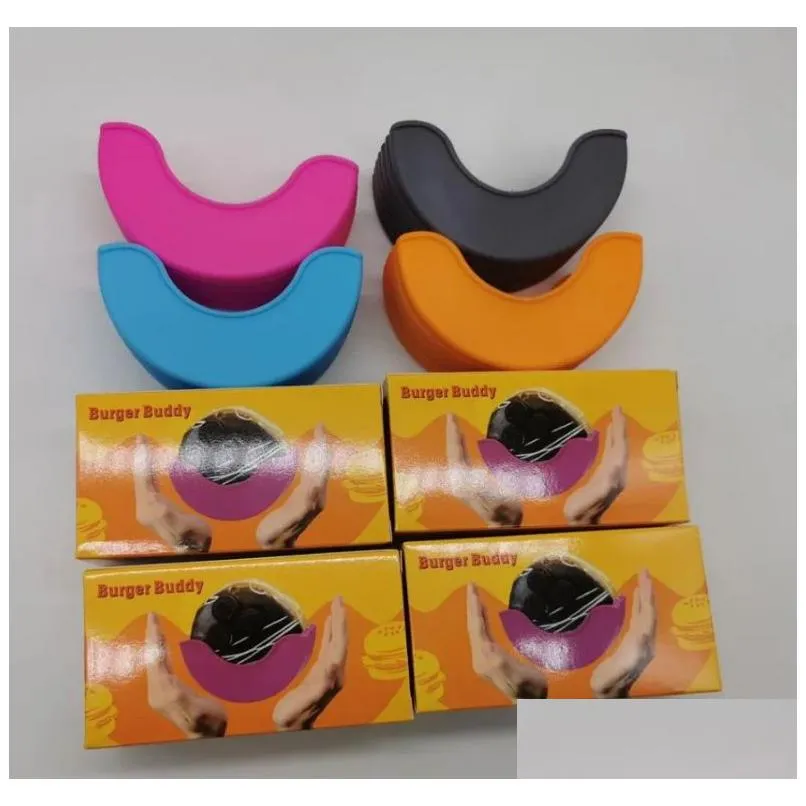 DHgate.com:Retractable Sandwich Boxes | Reusable Sile Burger Racks ...