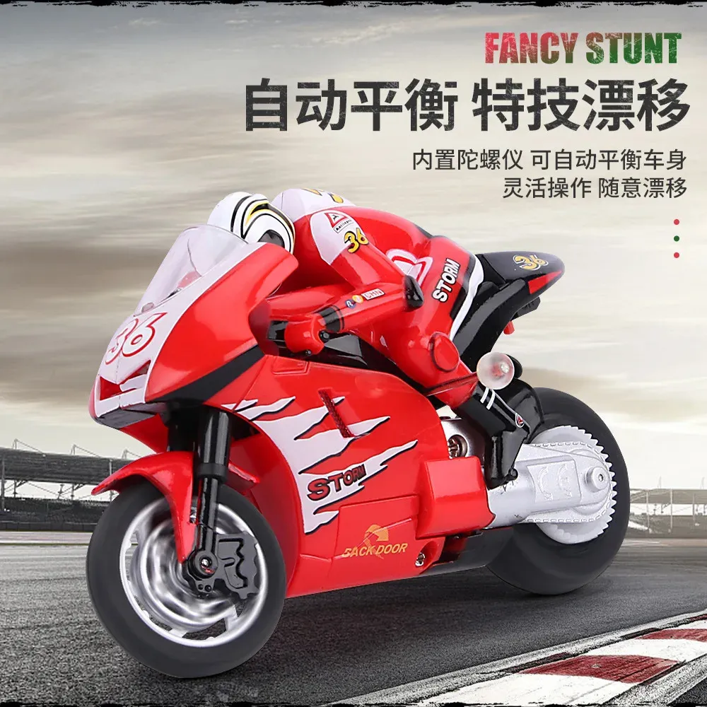 Kids Mini Electric Moto Bike Remote Control Toy Motorcycle Rechargeable ...