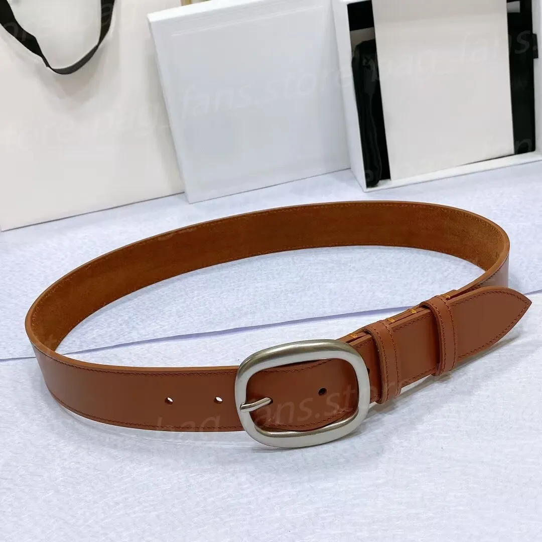 10A Quality Fashion Designer Belts With Oval Buckle Women Men Couples ...