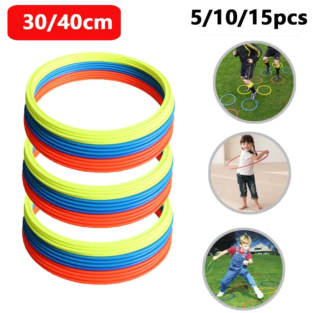 Football Ball Size 5, Agility Training Rings Set Durable Speed ...