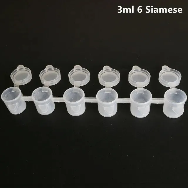 100 Bandes Bandes De Peinture Vides Pots De Tasse De Peinture Stockage Clair Conteneurs De ...