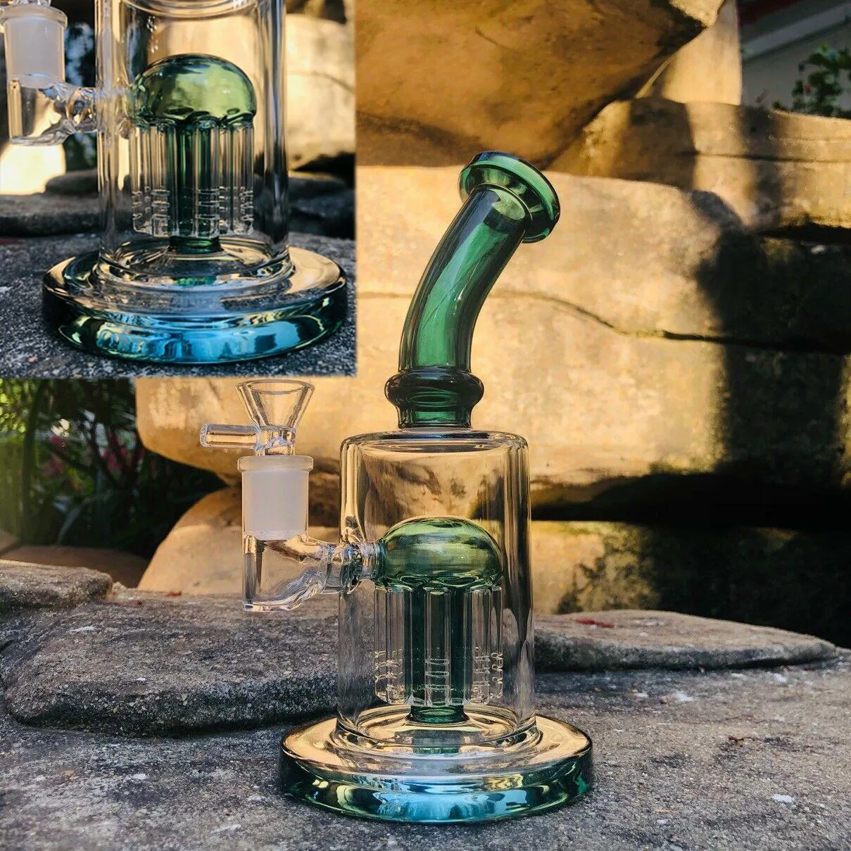 Wholesale Triple Chamber Hookah Bong With Arm Tree Percs, Glass Bubbler ...