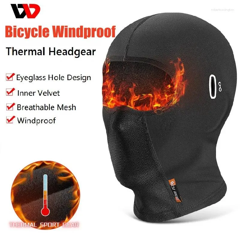 DHgate.com:WEST BIKING Winter Fleece Cycling Caps for Men - Thermal ...