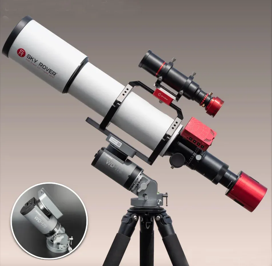 High Precision Dual Axis WD 17S Harmonic Equatorial Mount For Telescope