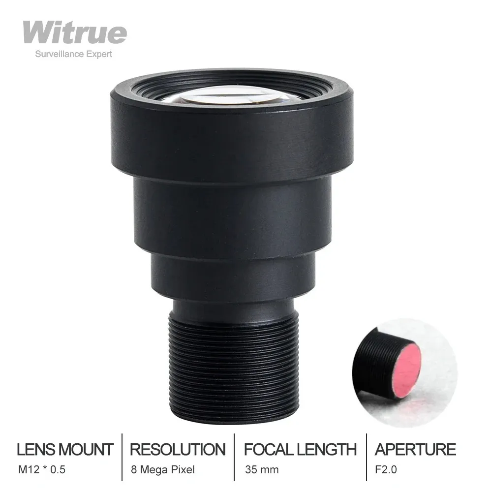 DHgate.com:Witrue 4K Camera Lens 8MP M12 Fixed Lens 35mm 118mm with ...