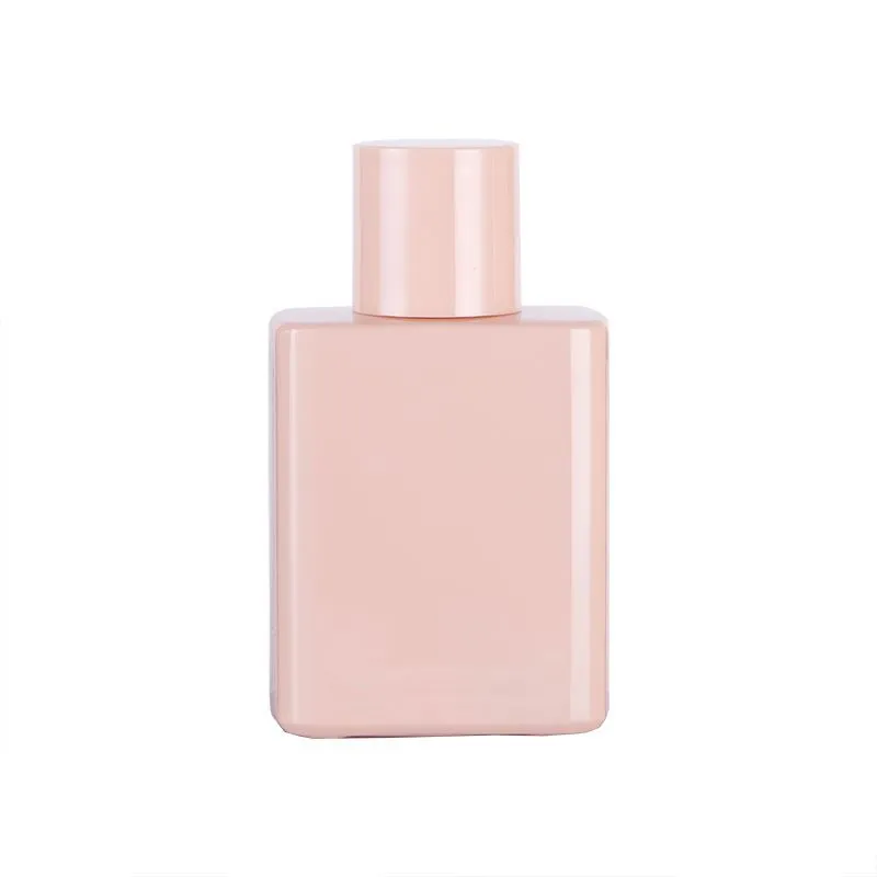 Botella De Perfume De Vidrio Rosa 30ml 50ml 100ml De Forma Cuadrada ...