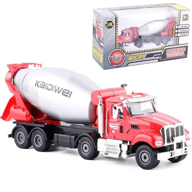 Alloy Mixer Truck Model Construction Toy for Kids - Simulation ...