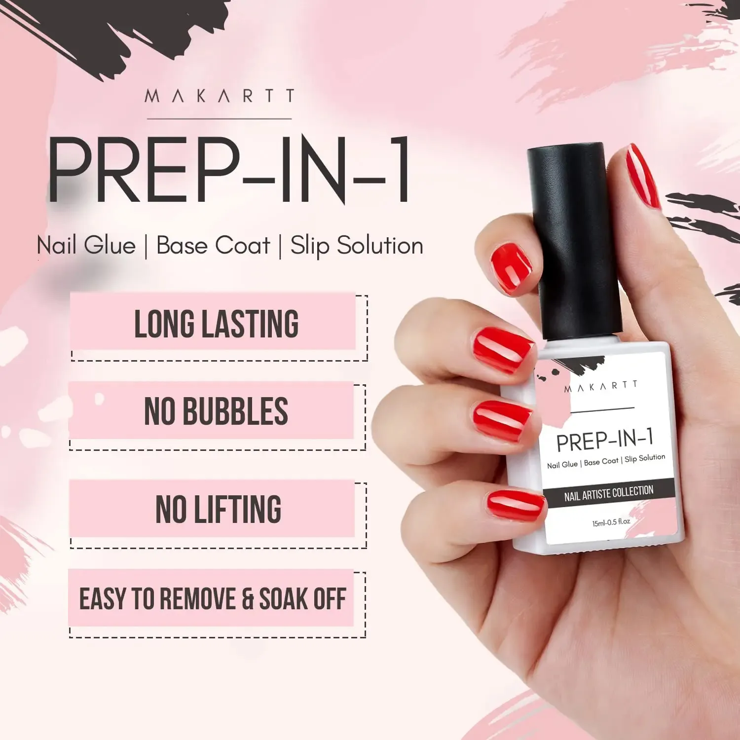 DHgate.com:Makartt Super Strong UV Nail Glue Gel, 3-in-1 Brush-On ...