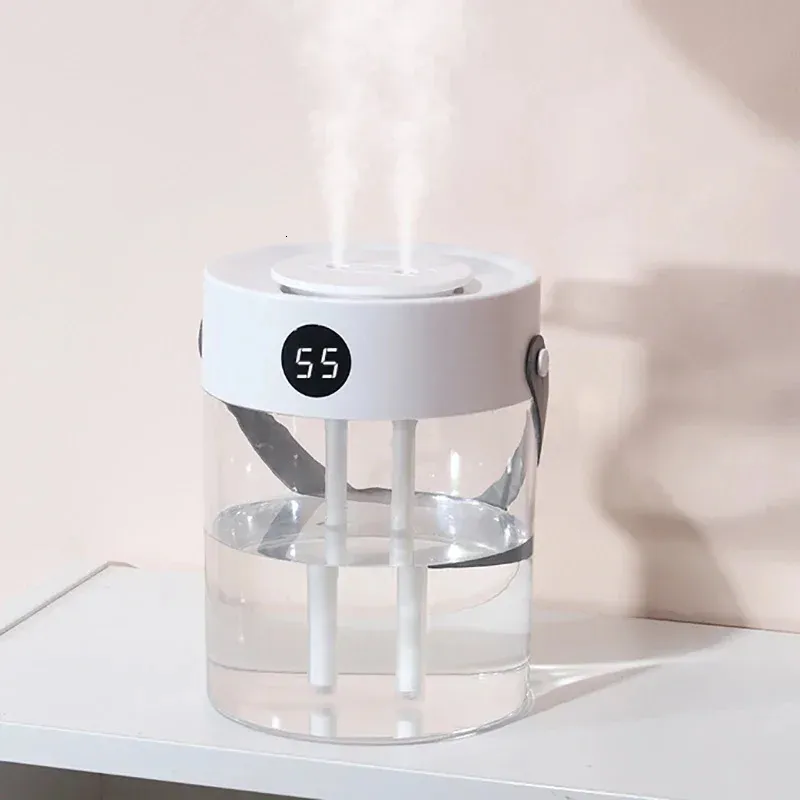 3L/1.5L Double Nozzle Humidifier with LCD Humidity Display, Large ...
