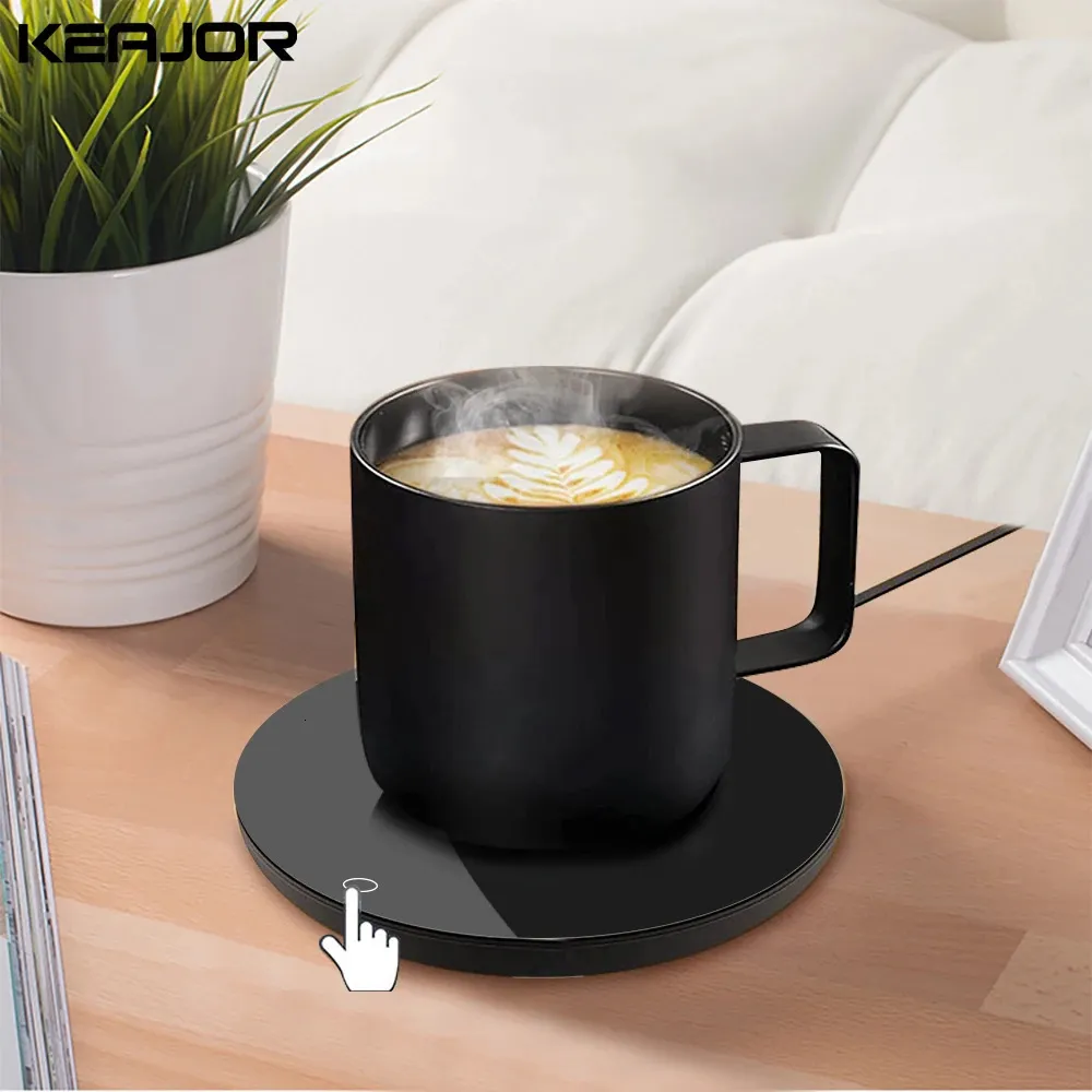 USB Coffee Cup Warmer: Electric Heating Pad For Desk, Thermostatic ...