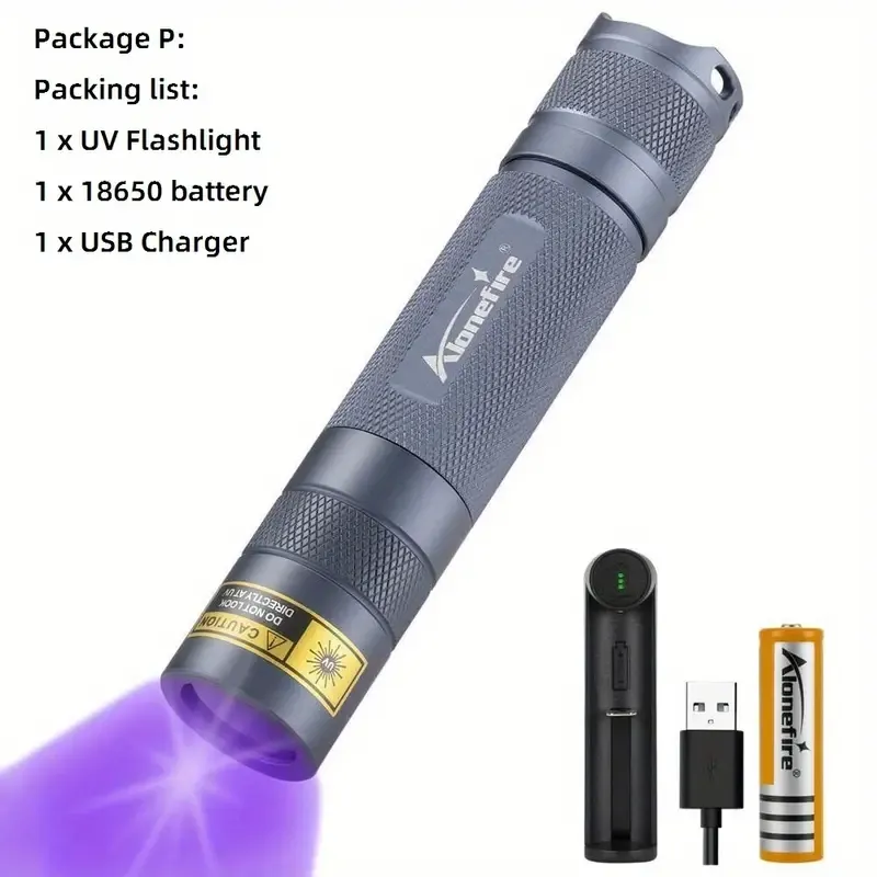 DHgate.com:2024 Upgraded UV Flashlight - Alonefire SV48 10W 365nm Ultraviolet LED Blacklight ...