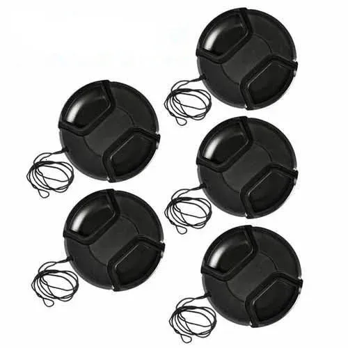Wholesale 30-Piece Lens Cap Set: 49-86mm Center Pinch Snap-On Covers ...