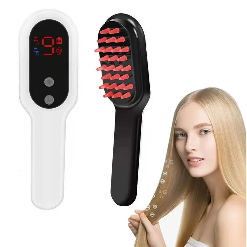 Electric Scalp Massager With Red Light Therapy Anti Hair Loss Hair ...