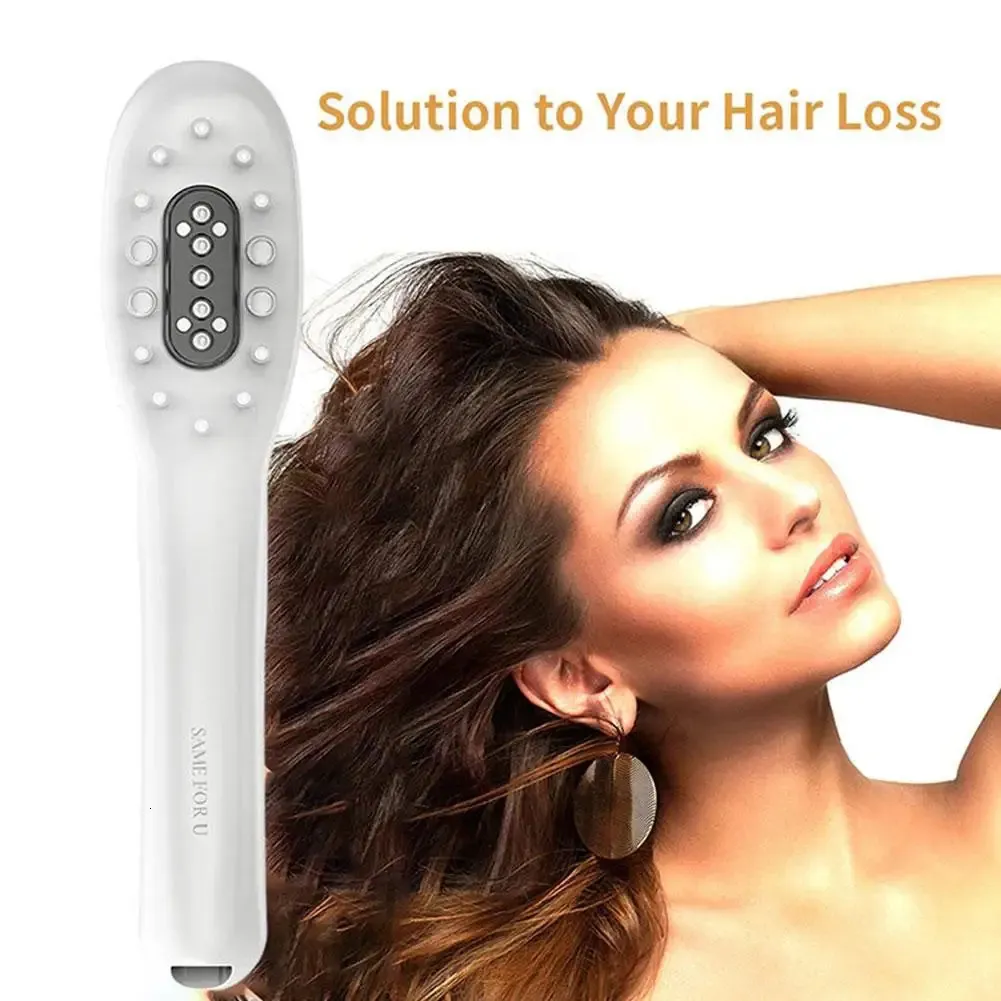 Electric Scalp Massager Oil Applicator Comb For Hair Roots Micro ...