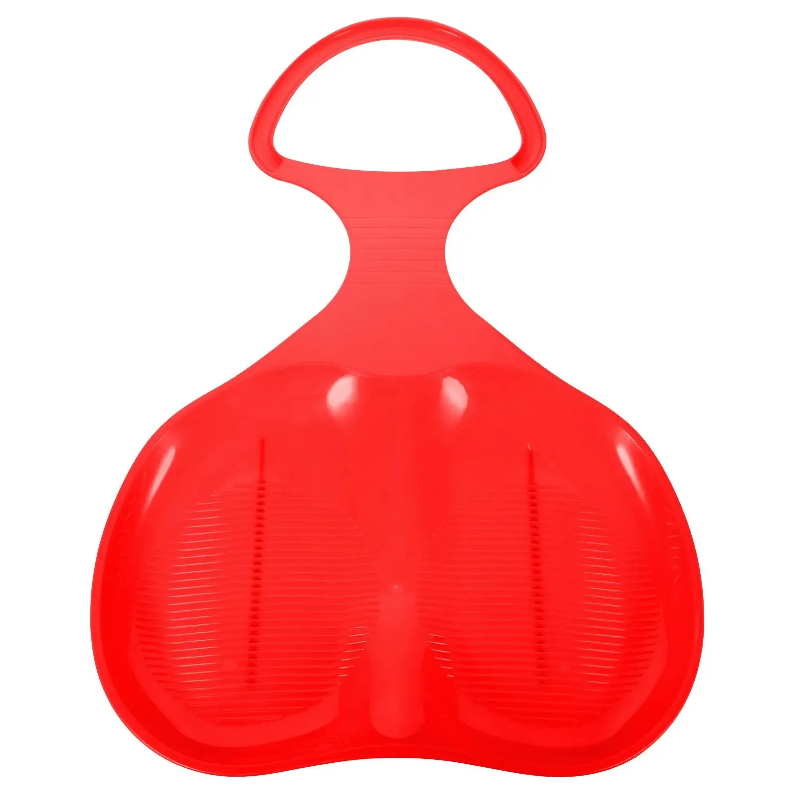 Winter Fun Snow Sled - Durable Plastic Ski Board, Portable Snow Sleigh ...