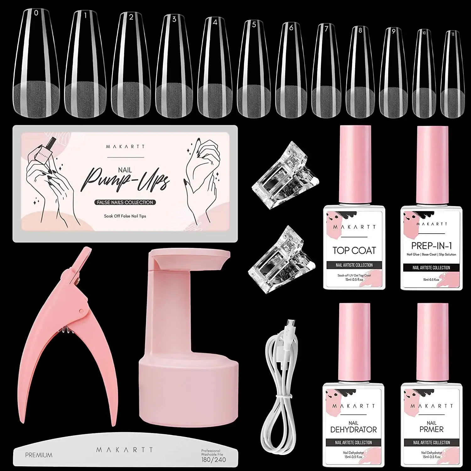 DHgate.com:Makartt Gel Nail Extension Kit | 15ml UV Nail Glue | Pre ...
