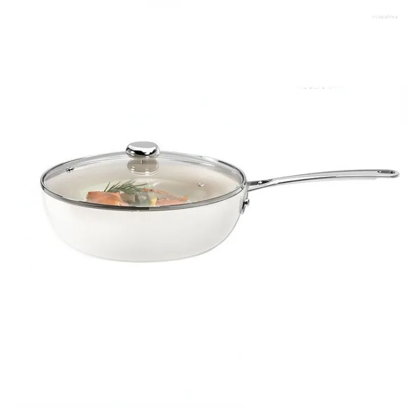 DHgate.com:Ceramic Glaze Non-stick Frying Pan, Aluminum Alloy Home Fry ...