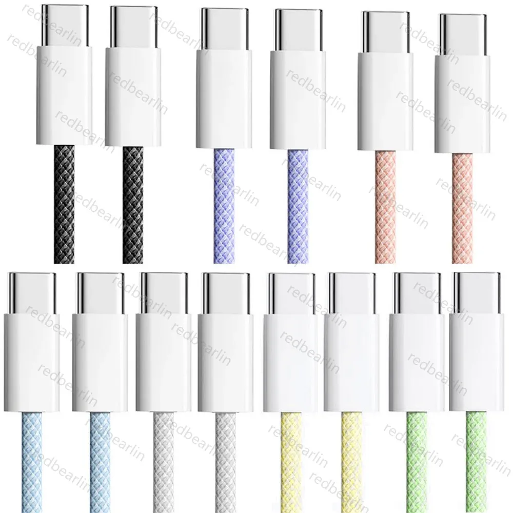 6FT PD 3A Fast NylonType C to Type C Cable for Samsung Galaxy S23 S24 ...