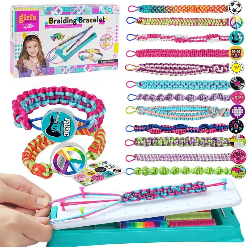 DHgate.com:DIY Creativity Friendship Bracelet Making Kit, 231227, for ...