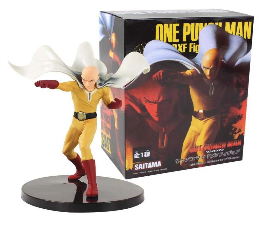 One Punch Man Saitama Action Figure - 21cm DXF Anime Collectible Model ...