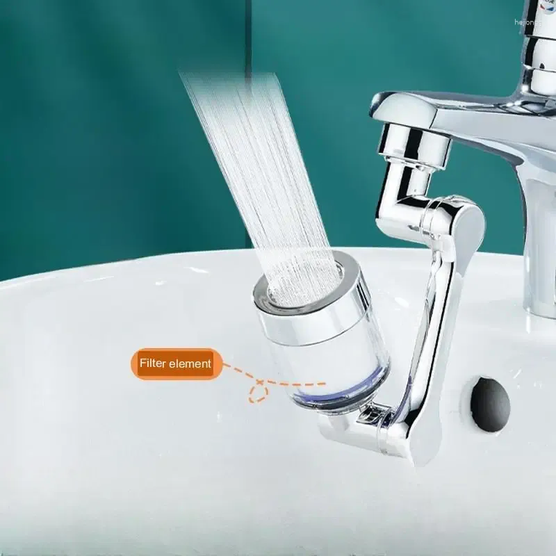 1080° Bathroom Sink Rotating Faucet With Water Filter Spare Toilet ...