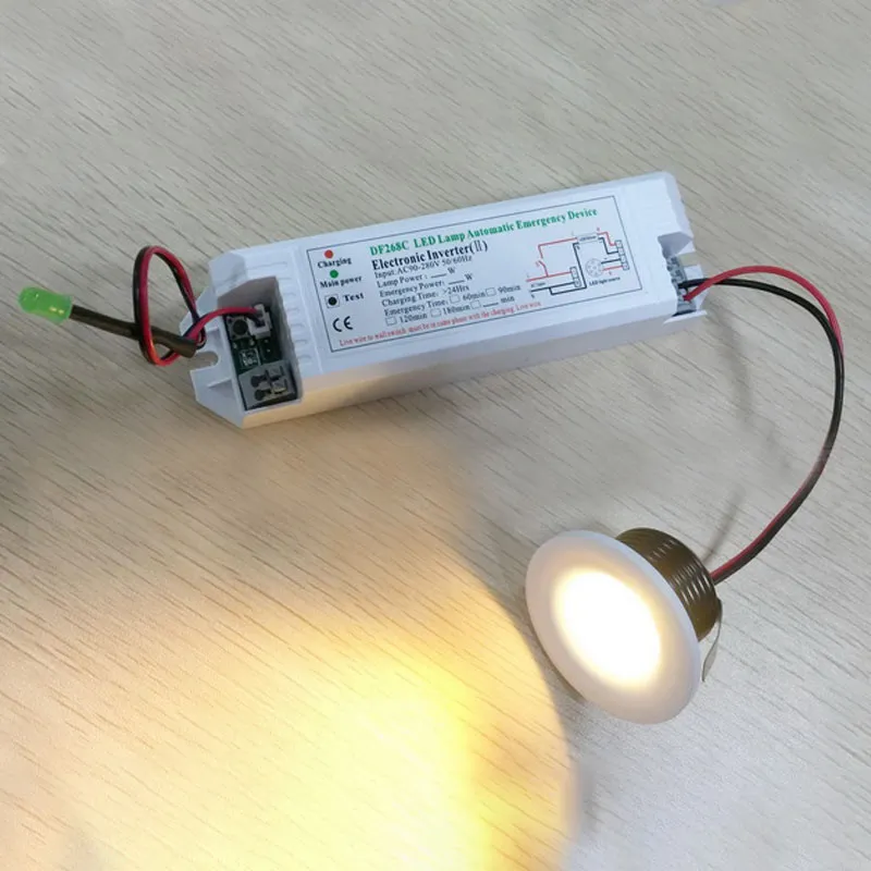 3W LED Emergency Power Pack for Downlights - DF268C Battery Backup ...