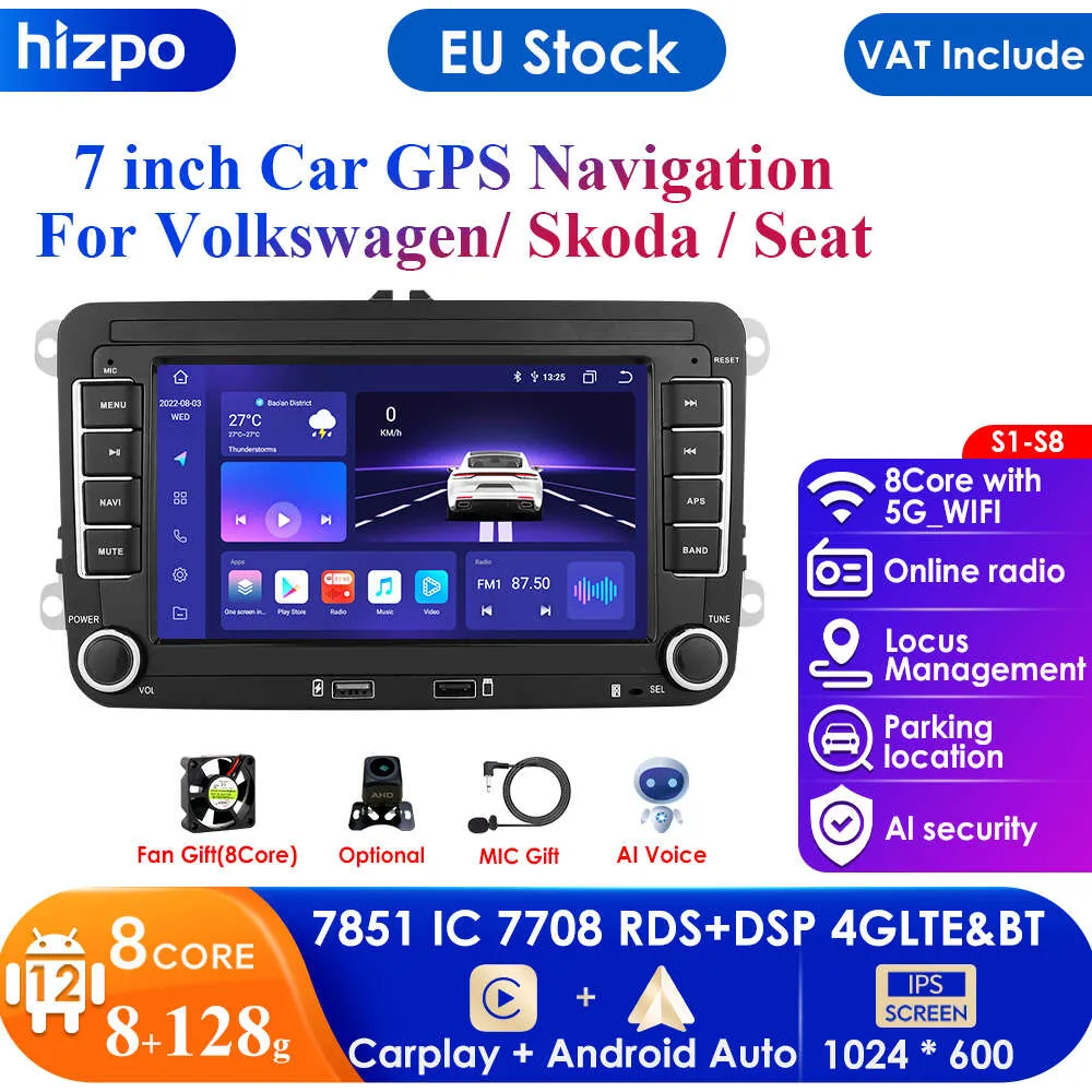 DHgate.com:Android 10 Car Stereo Radio for VW Golf 5 6 Touran Passat B6 ...