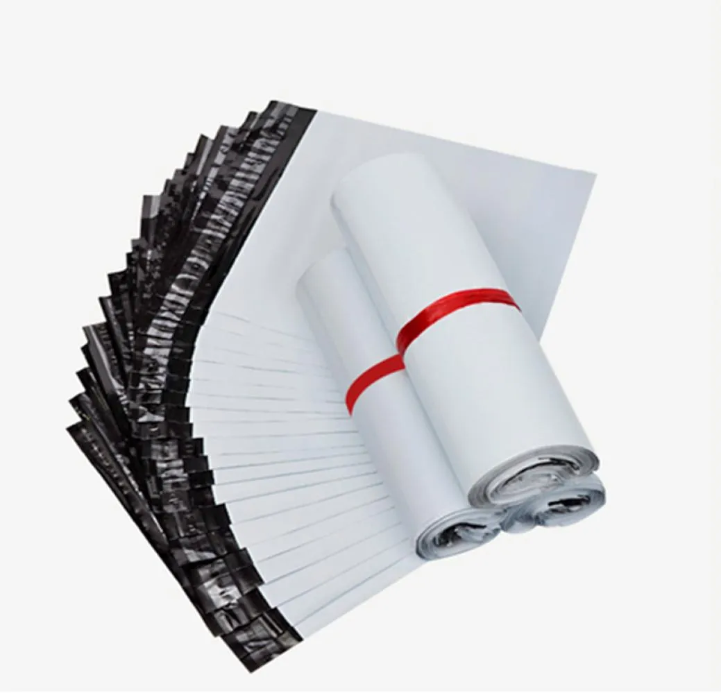 DHgate.com:White Selfseal Adhesive Courier Bags (100 Pcs) - Durable ...