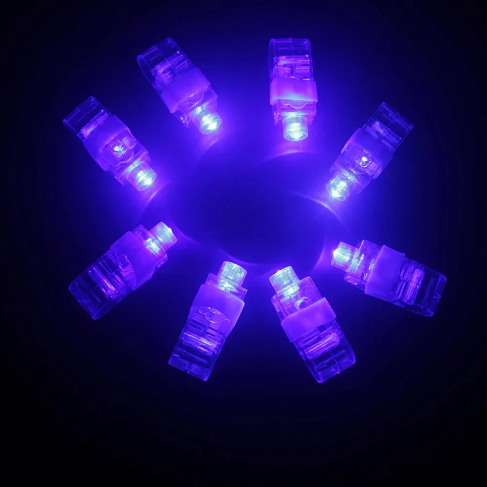 LED Finger Lights - Rave Party Favors, Glow Rings for Kids' Birthdays ...