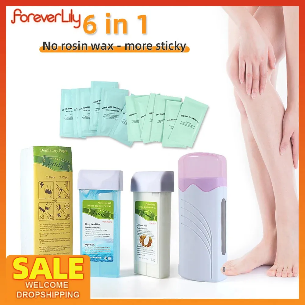 DHgate.com:Painless Home Depilatory Rosin Waxing Kit for Smooth Hair ...