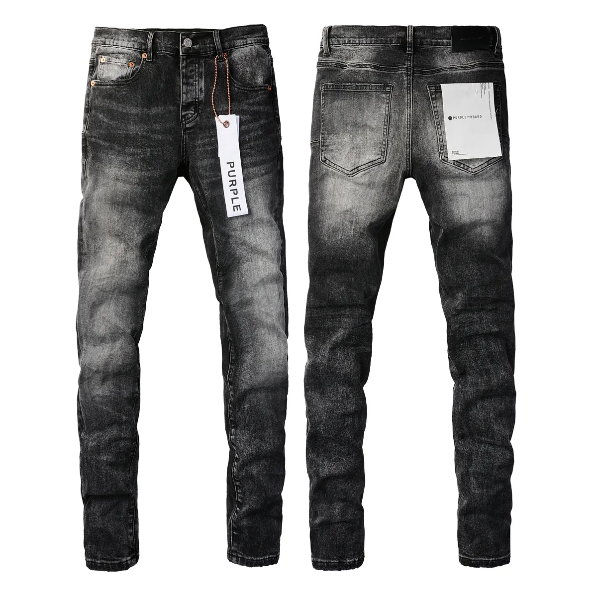 High End Designer Purple Denim Trending Jeans For Men For Men Straight ...