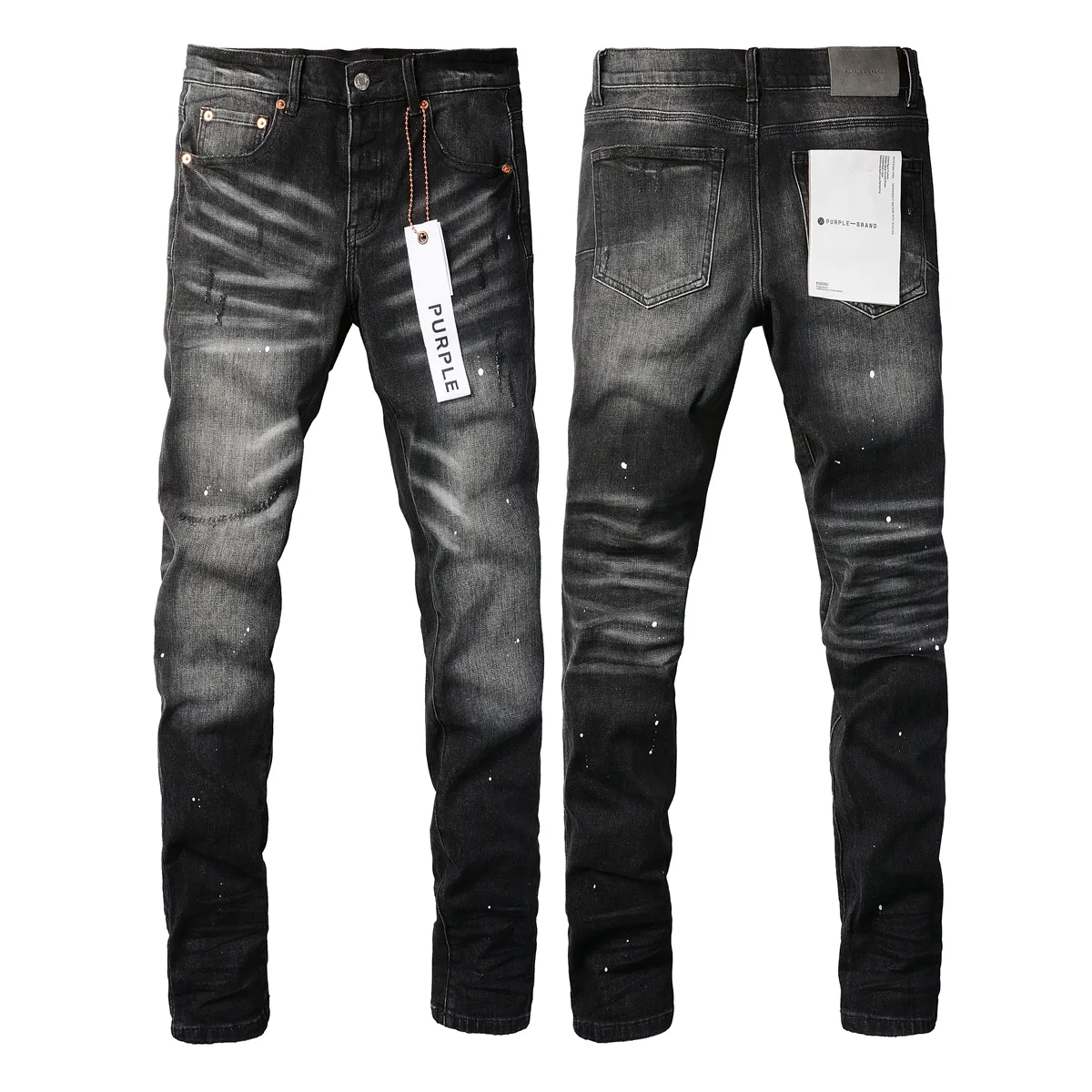 High End Designer Purple Denim Trending Jeans For Men For Men Straight ...