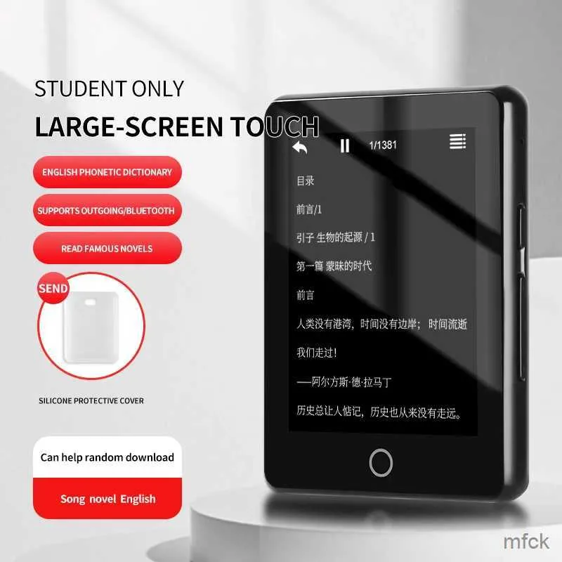 DHgate.com:3.0-inch Full-Screen Metal MP3 MP4 Player with Bluetooth 5.0, External Playback ...