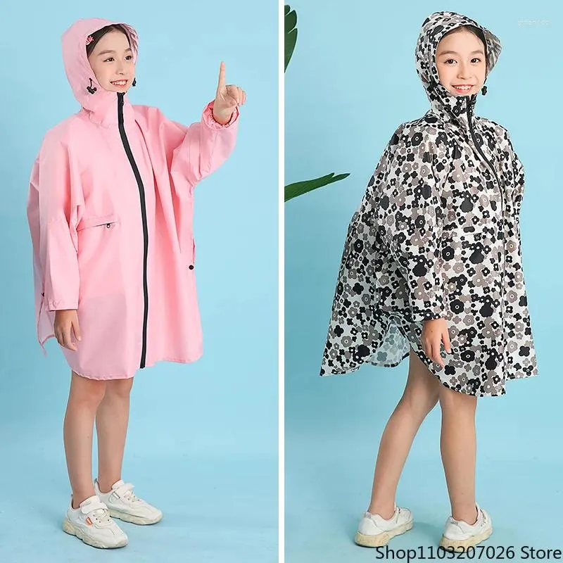 DHgate.com:Primary School Student Backpack Raincoat: Long-Sleeved ...