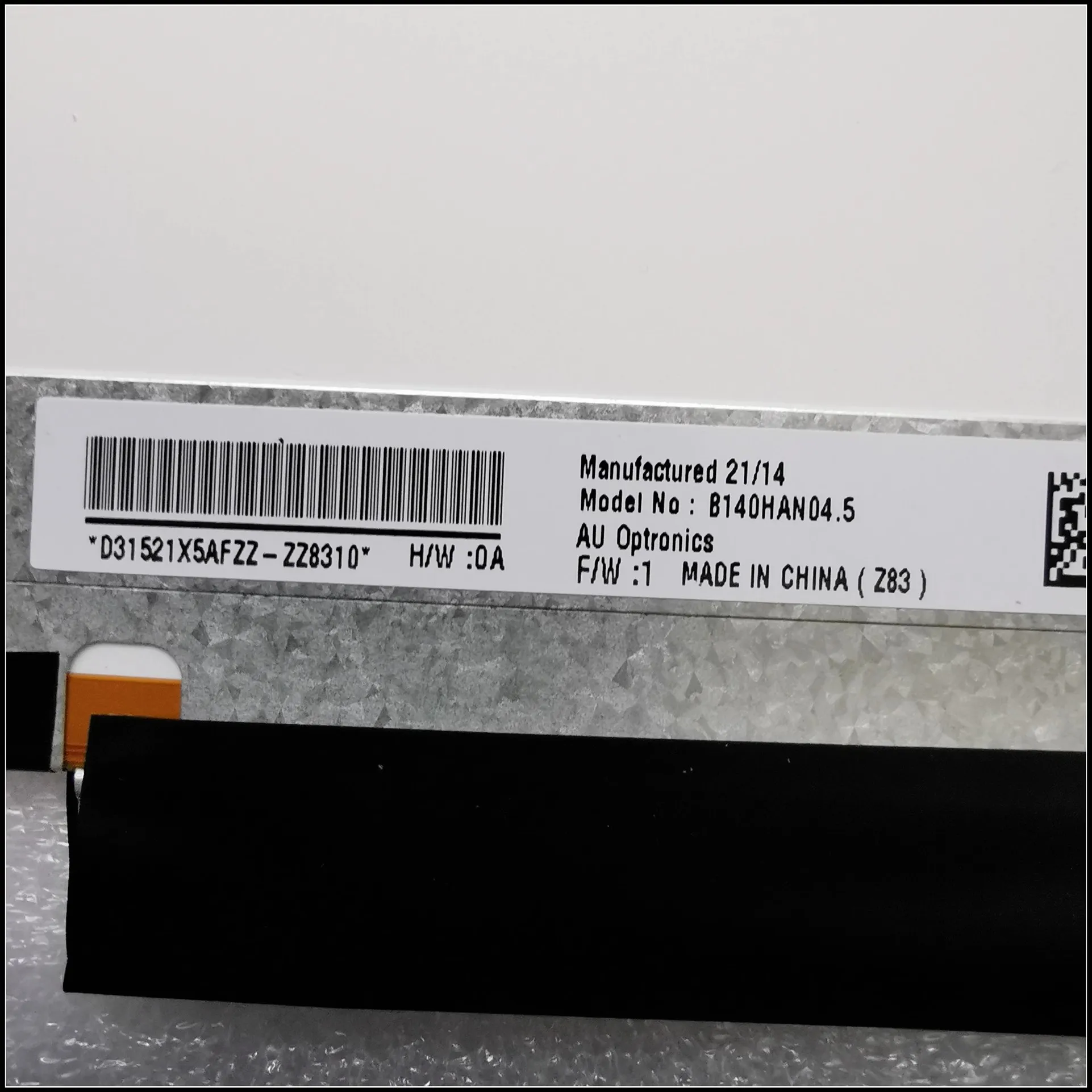 AUO B140HAN04.5 14 FHD LCD Screen Replacement - 1920x1080 Display Panel ...