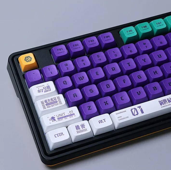 DHgate.com:2024 134-Key XDA Profile PBT Keycaps Dye-Sublimated for MX ...