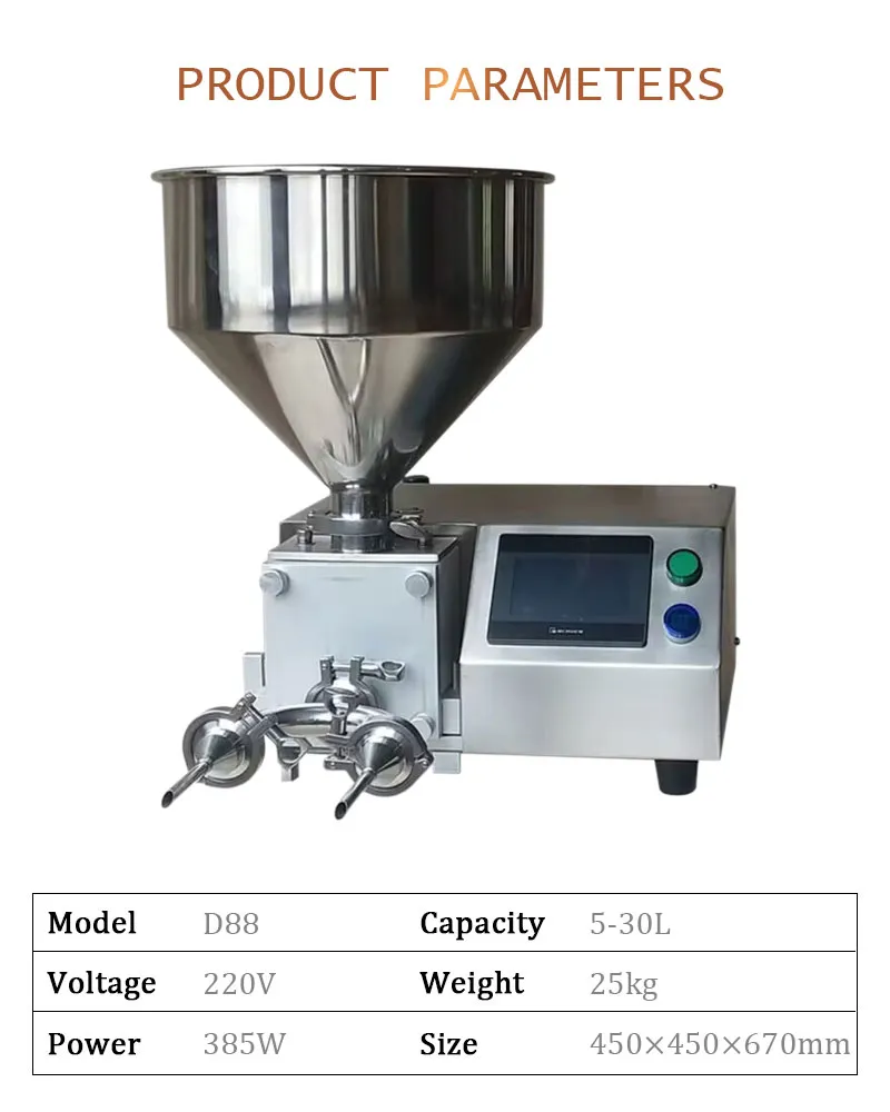 Automatic Donut Machine: Commercial Puff Cake Injector & Cream Filling ...