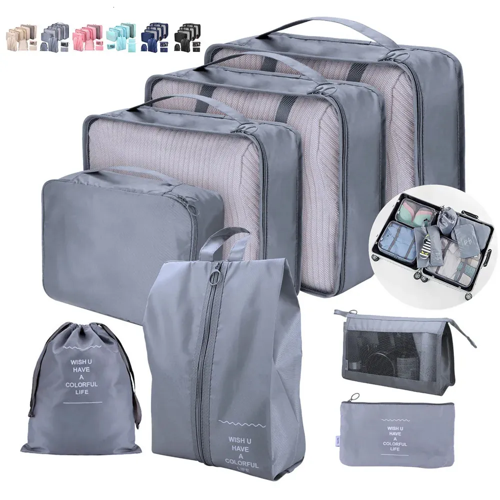 DHgate.com:876 Pieces Travel Organizer Storage Bags Set, Suitcase ...