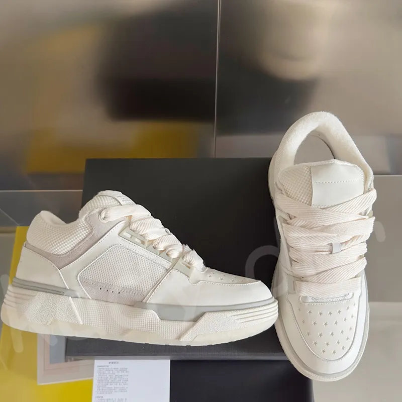 5 Estrellas Amiri Amiris Ami Ma 1 Shoes Skel Top Low Sneakers Designer ...