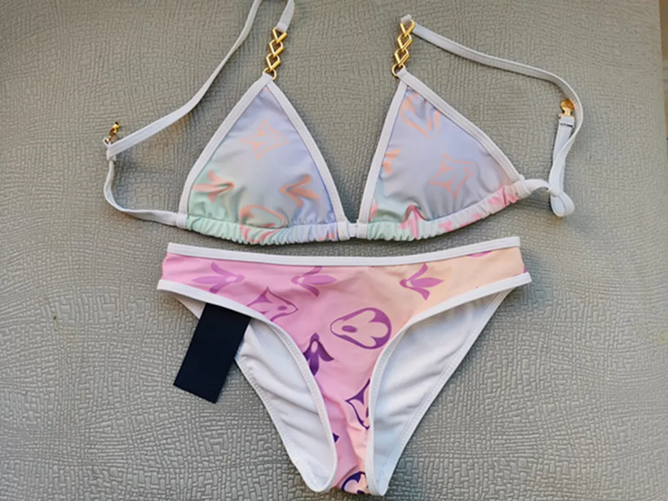 Luxury Designer Bikini Set For Women Clear Strap Shape Krinkle ...