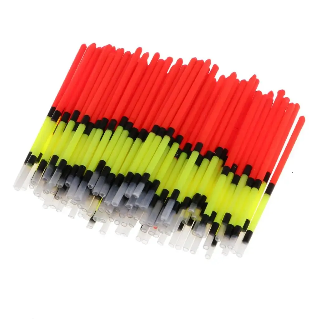 100-Pack Fishing Floats, Long Tail Vertical Buoys for Freshwater and ...