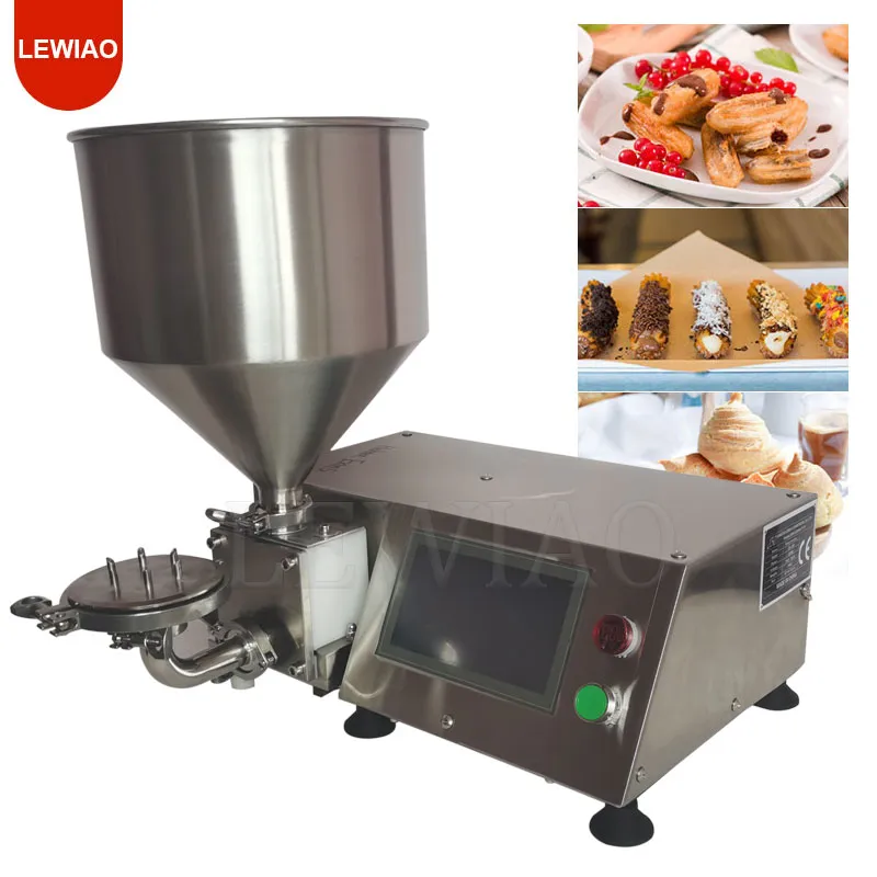 Automatic Donut Machine: Commercial Puff Cake Injector & Cream Filling ...