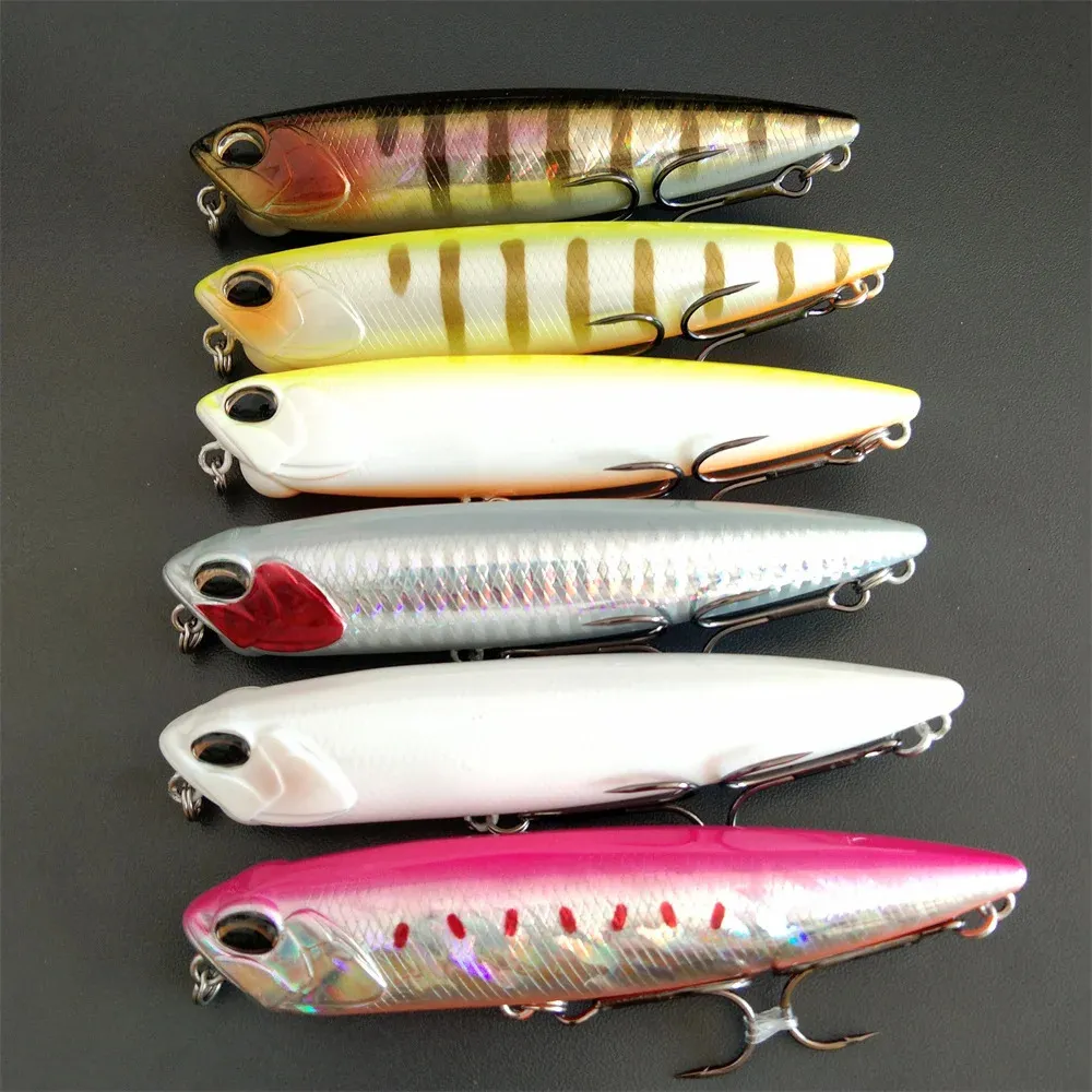 6-Pack Topwater Fishing Lures - 110mm Floating Pencil Bait, Bass ...