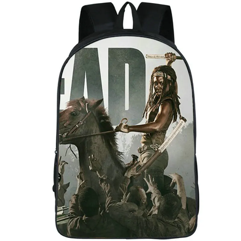 DHgate.com:The Walking Dead Michonne Backpack, Waterproof Canvas School ...