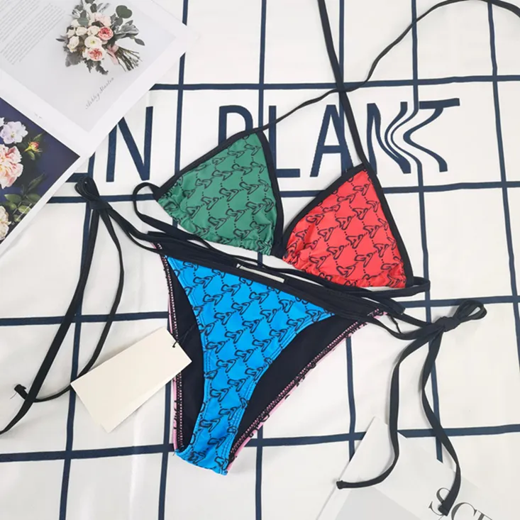 Womens Bikinis Designer Swimsuits Beach Bathing Two Piece Bikini ...