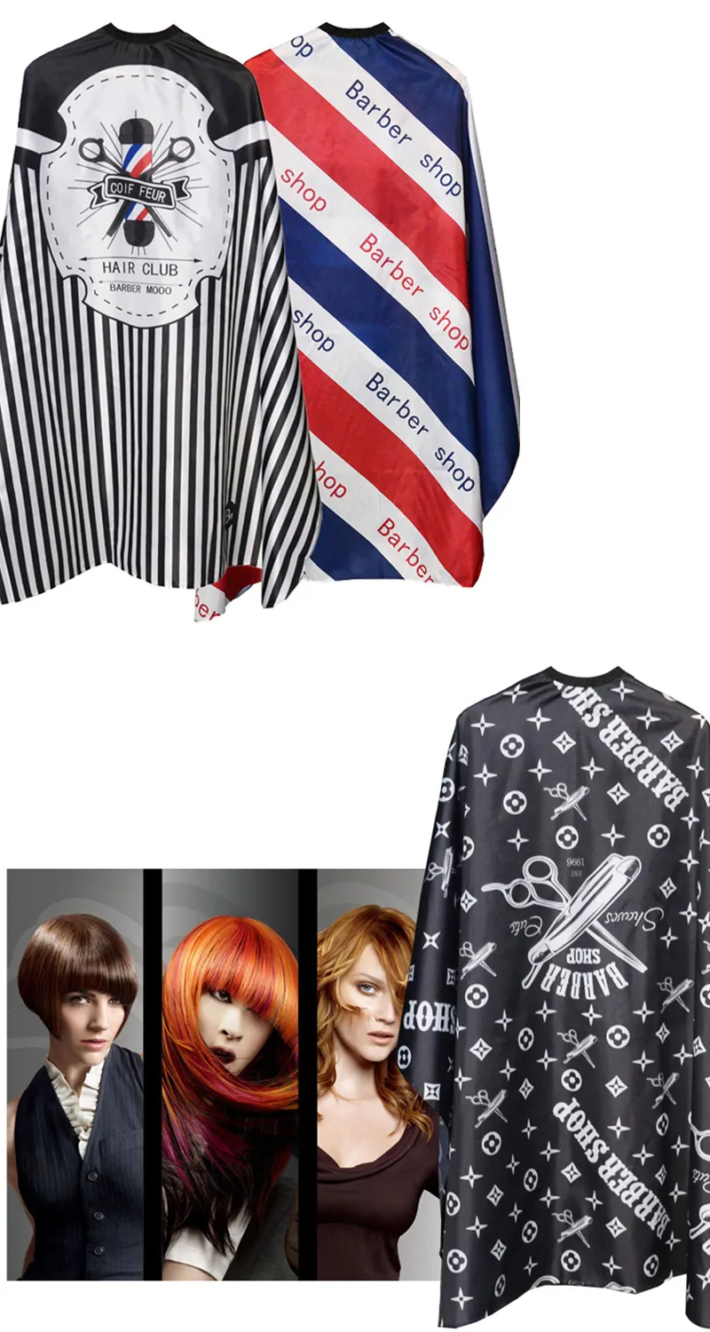 Hairdresser Cape Professional Hair Cutting Cape Polyester Salon Apron ...