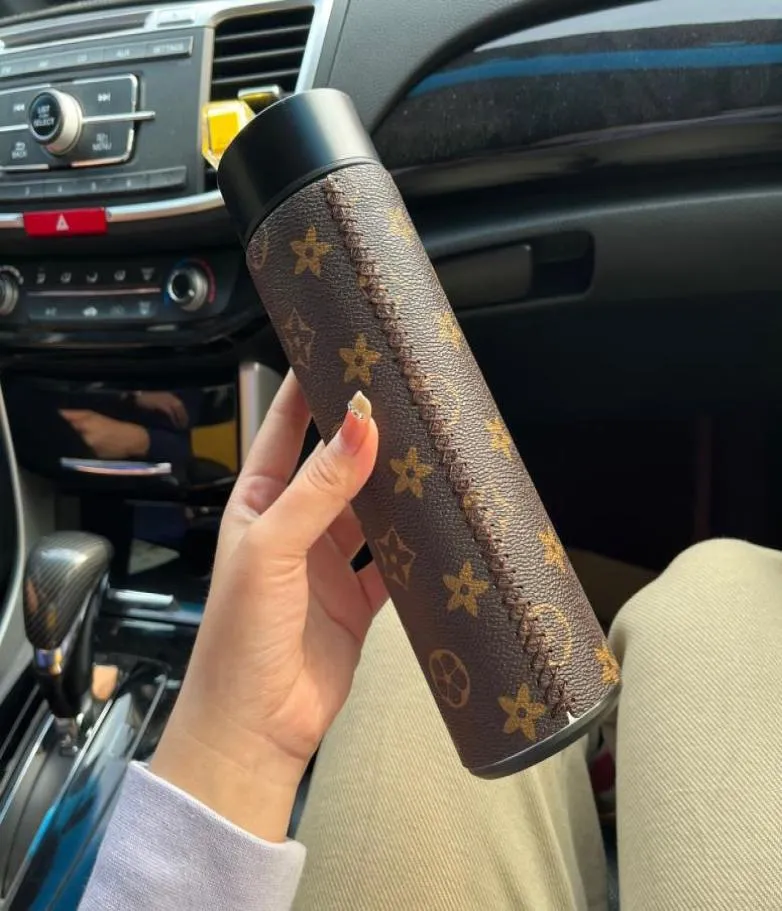 DHgate.com:2022 LED Smart Water Bottle Temperature Display Mug Cover, Double-Walled Stainless ...