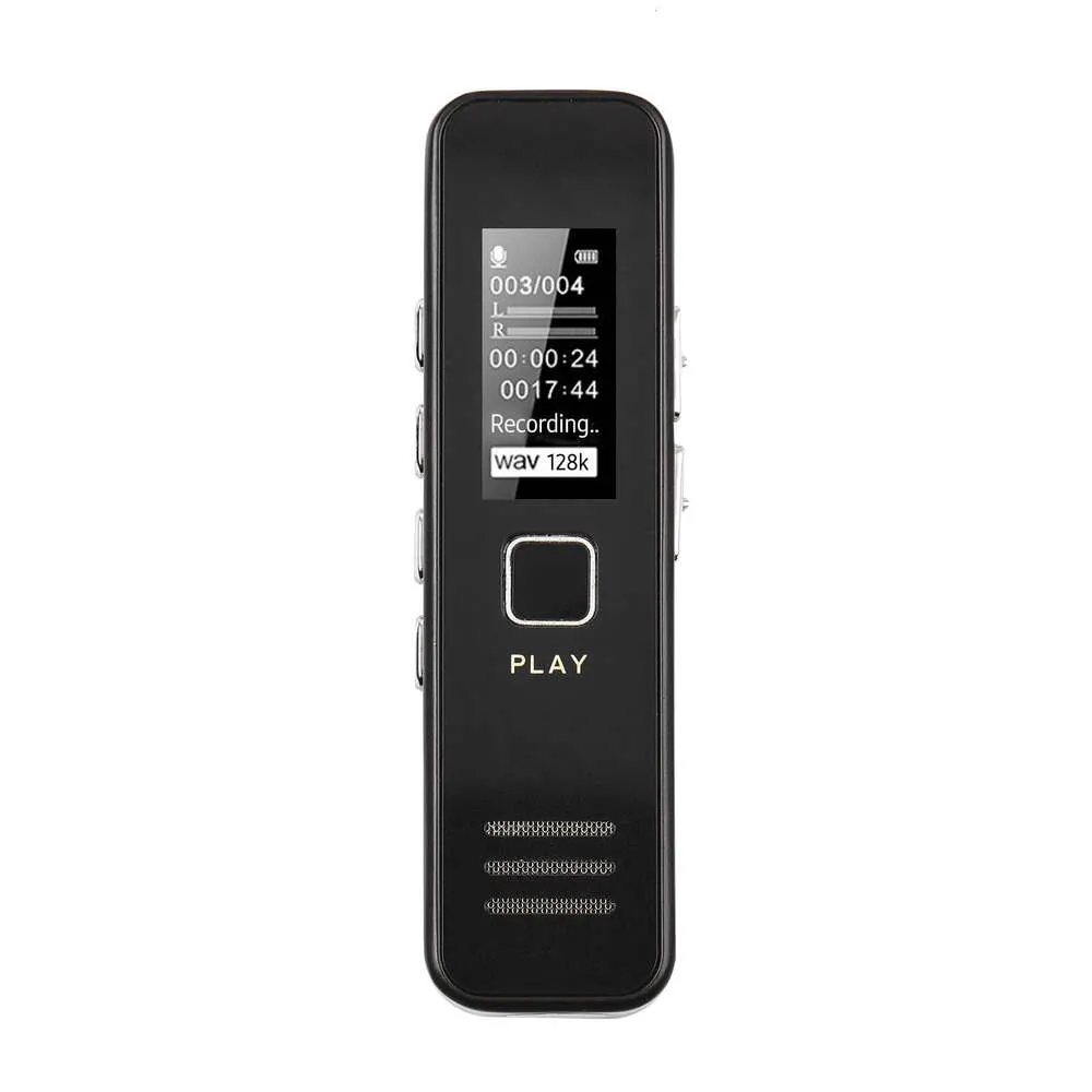 Digital 128GB Voice Recording Device With Playback, MP3 Music Player ...