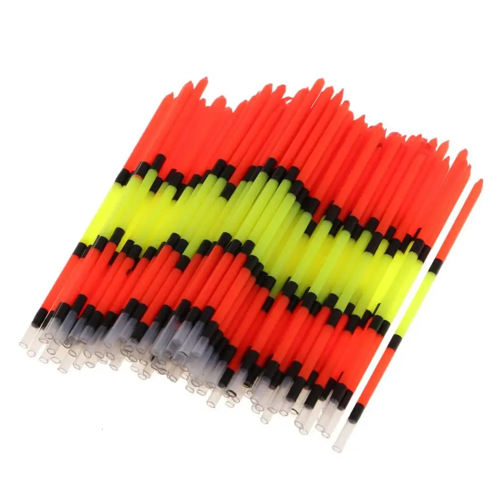 100-Pack Fishing Floats, Long Tail Vertical Buoys for Freshwater and ...