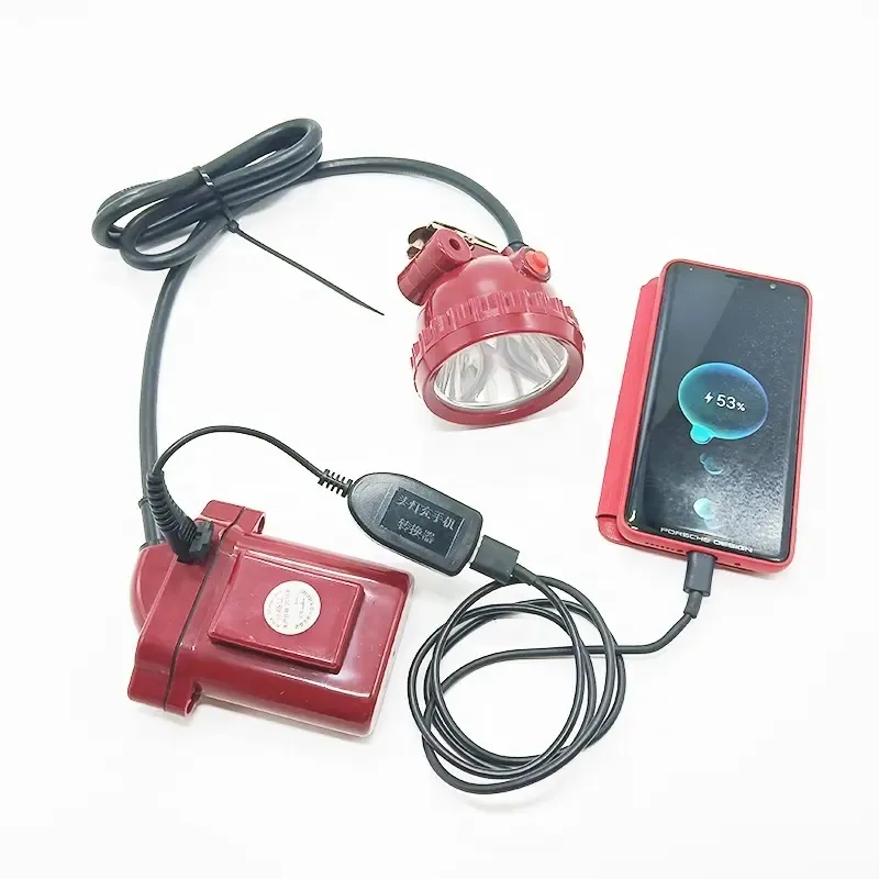 LED Rechargeable Headlamp: 7.8Ah Explosion Proof Mining Light With USB ...